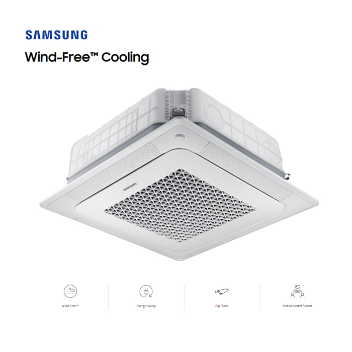 Samsung AC Cassette Inverter 4 Way Wind-Free 3 PK - AC071TN4DKC/EA
