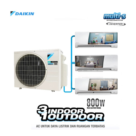 Daikin AC Multi-S Inverter 3 Koneksi Indoor Only 1/2 PK - CTKC15RVM4