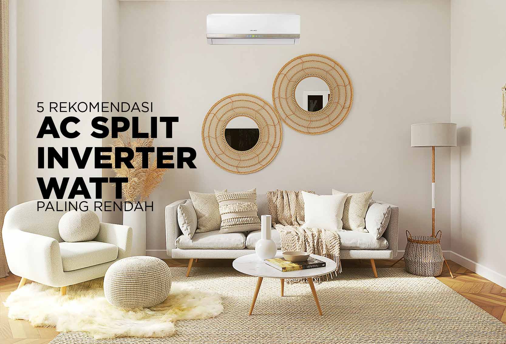 AC SPLIT DUCT DENGAN TAMPILAN TAK TERLIHAT BOX TROX