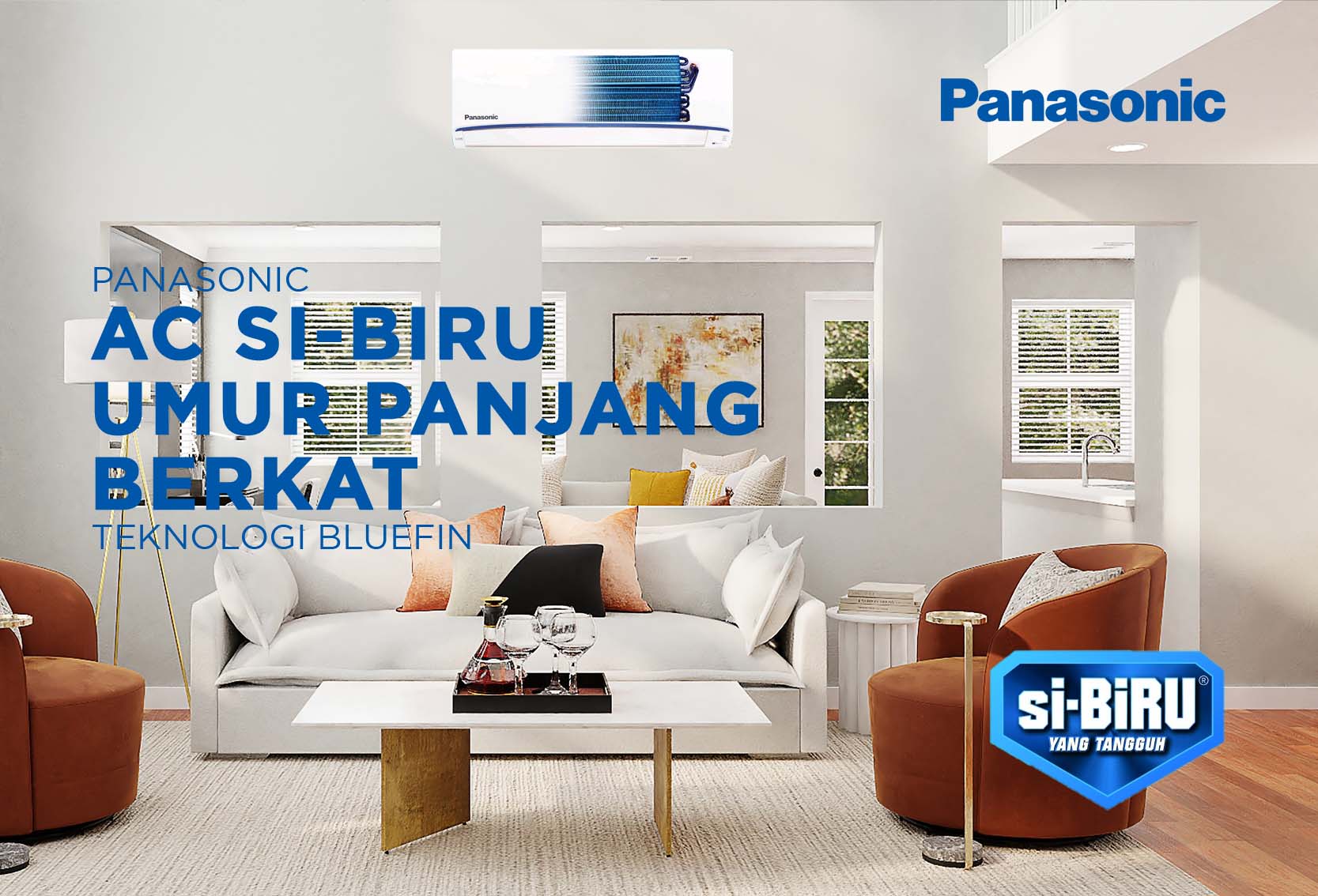 AC SPLIT DUCT DENGAN TAMPILAN TAK TERLIHAT BOX TROX